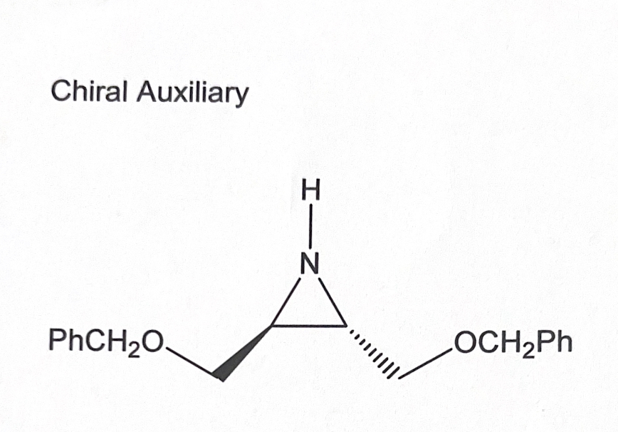 Solved I was assigned a chiral auxiliary compound to | Chegg.com