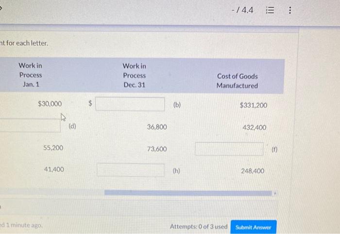 Solved Determine the missing amount for each | Chegg.com Solved Determine the missing amount for each | Chegg.com