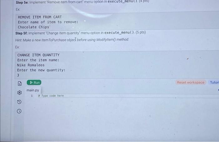 Solved Step 1: Extend the ItemToPurchase class to contain a | Chegg.com