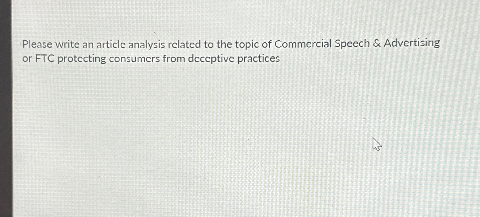 Solved Please write an article analysis related to the topic | Chegg.com