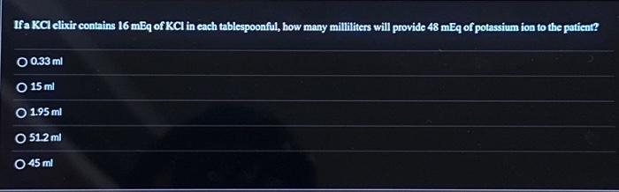Solved #9. Please help me solve this question.If a KCl | Chegg.com