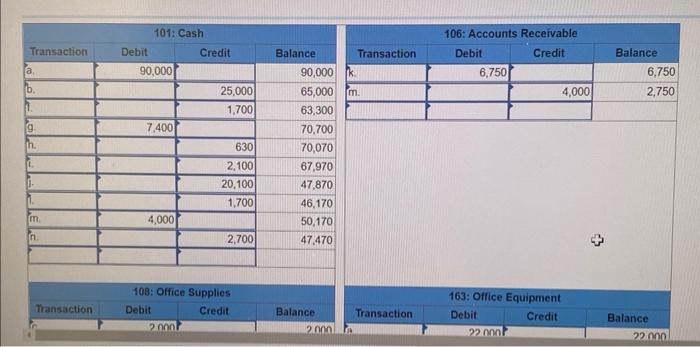 Solved Problem 2-4A (Algo) Recording transactions; posting | Chegg.com Solved Problem 2-4A (Algo) Recording transactions; posting | Chegg.com