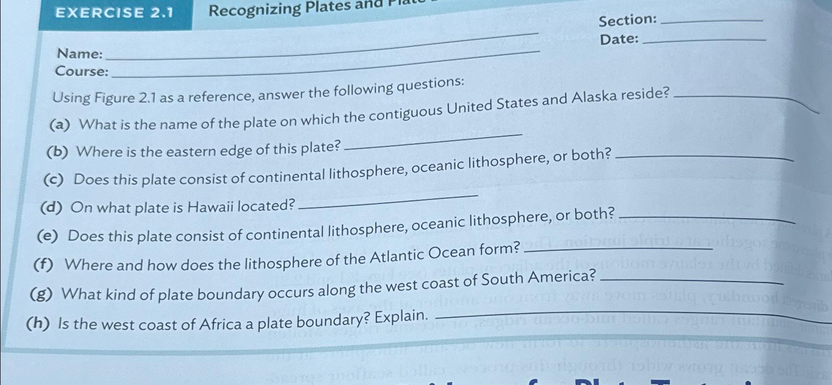 Solved Name:Course:Using Figure 2.1 ﻿as a reference, answer | Chegg.com