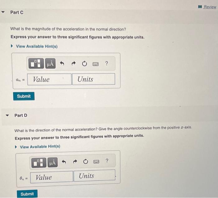Solved Learning Goal: Part A To calculate the normal and | Chegg.com