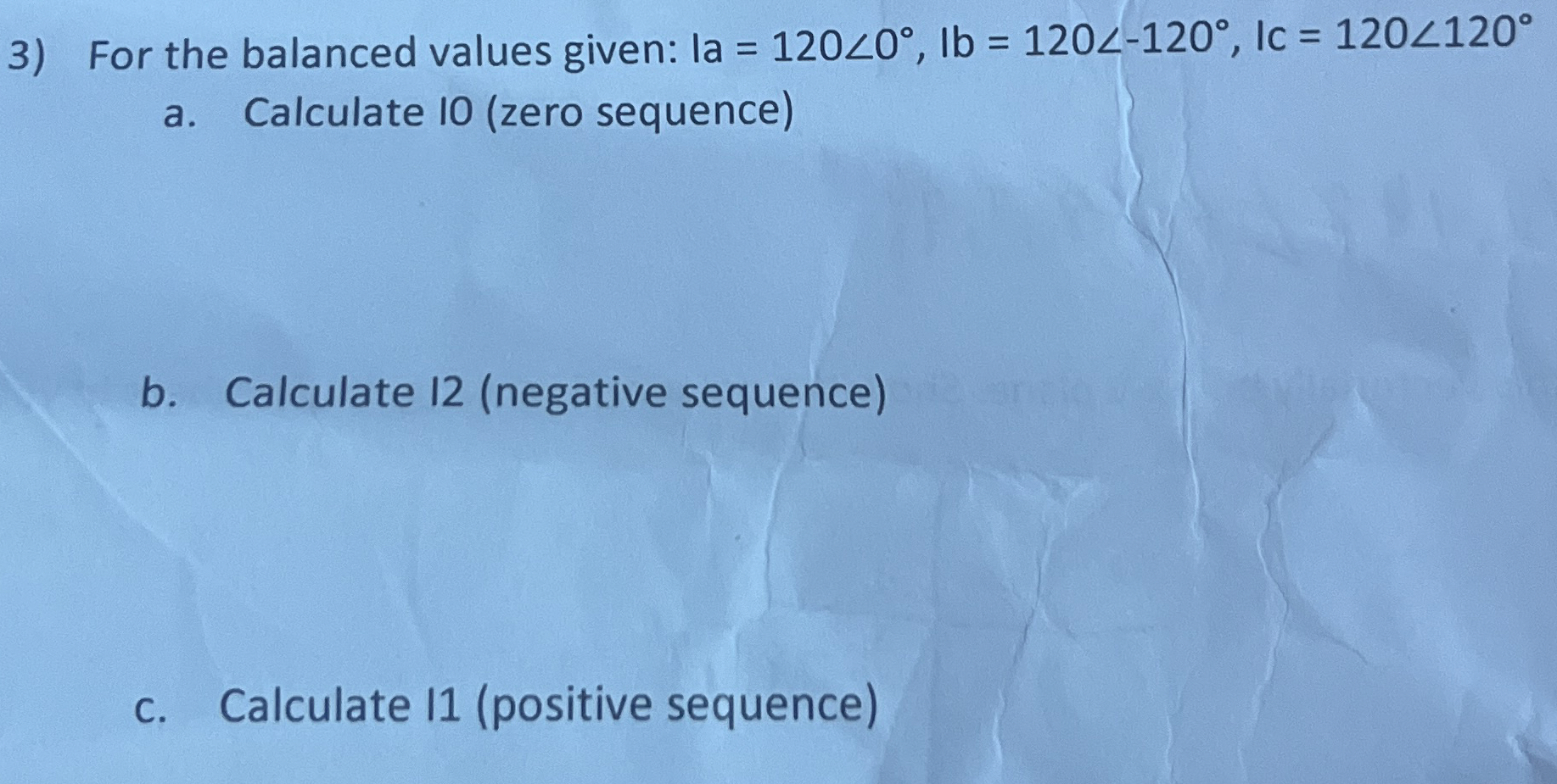 Solved For the balanced values given: | Chegg.com