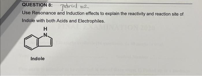 Solved Use Resonance and Induction effects to explain the | Chegg.com