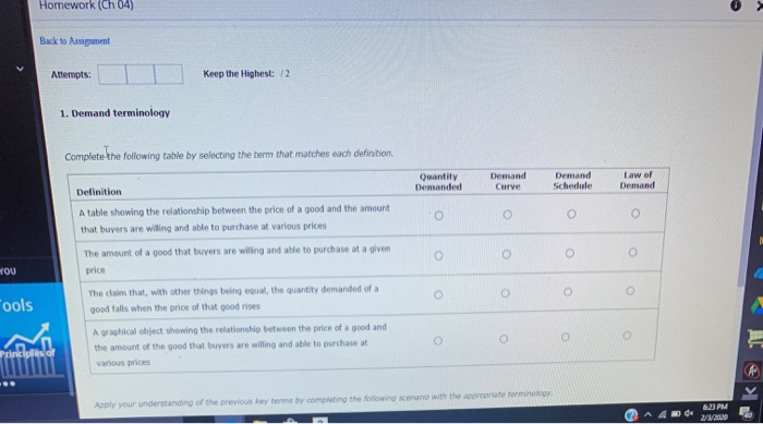 Solved Homework (Ch 04) 6 > Back to Assignment Attempts: | Chegg.com