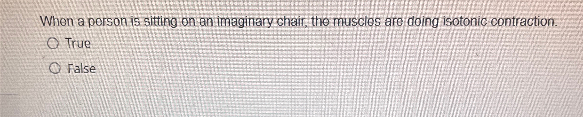 Solved When a person is sitting on an imaginary chair, the | Chegg.com