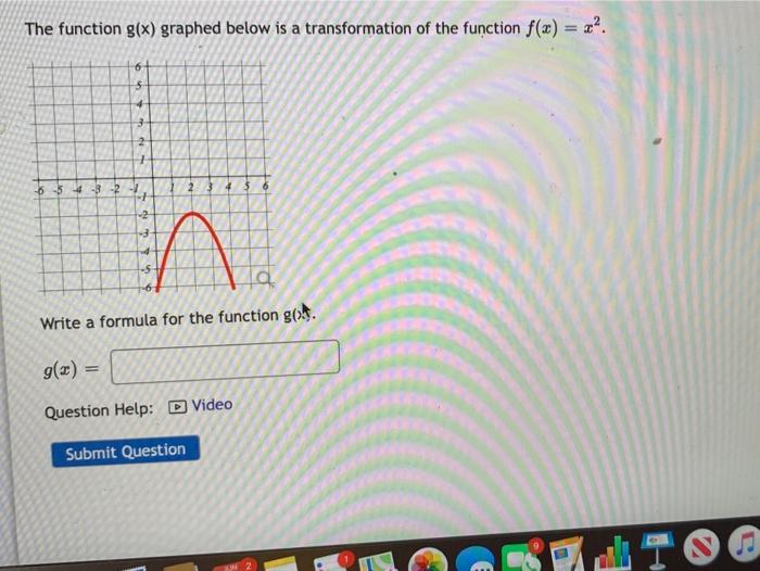 Solved Find the function g(x) that is finally graphed after | Chegg.com