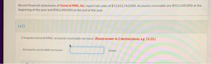 Solved Recent financial statements of General Mills, Inc, | Chegg.com