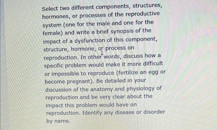 Solved use some of your word do not choose seminal vesicles | Chegg.com