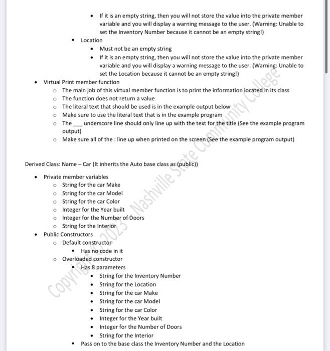 In this project you will create a program that will | Chegg.com