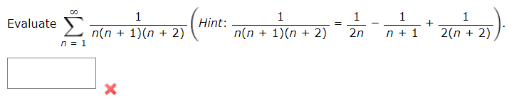 Solved Evaluate \sum _{n=1}^{\infty | Chegg.com
