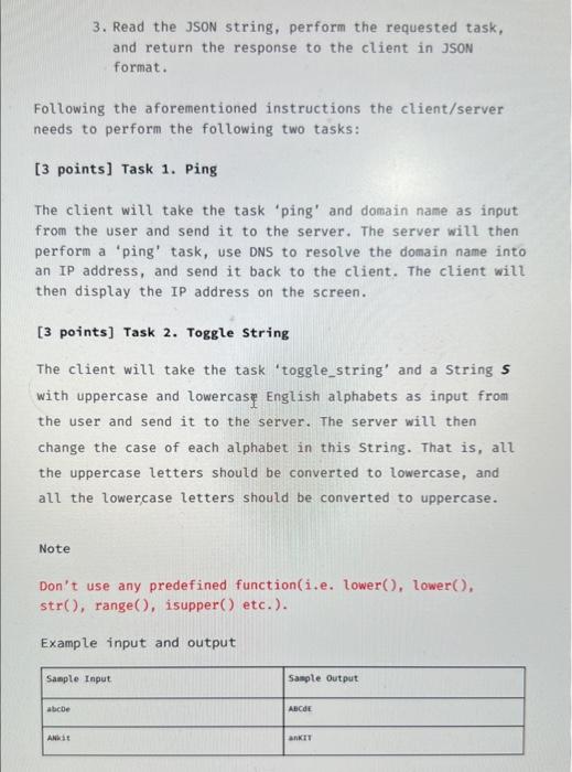Solved Network Programming 2023 Assignment 2 Submission | Chegg.com