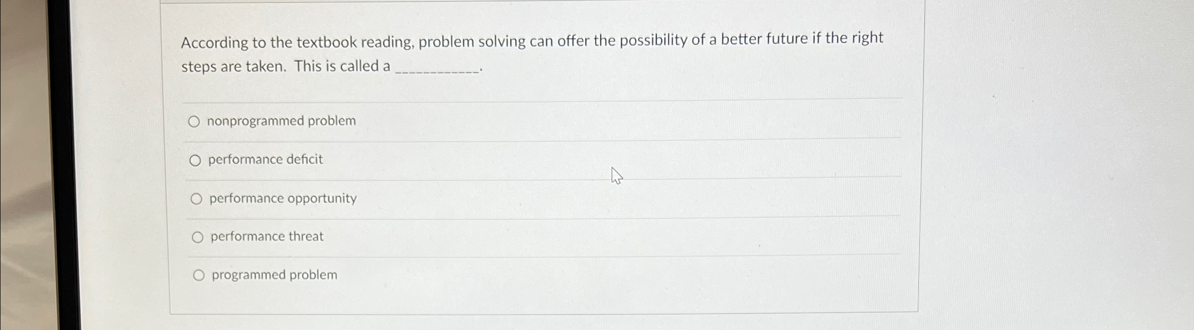 Solved According to the textbook reading, problem solving | Chegg.com