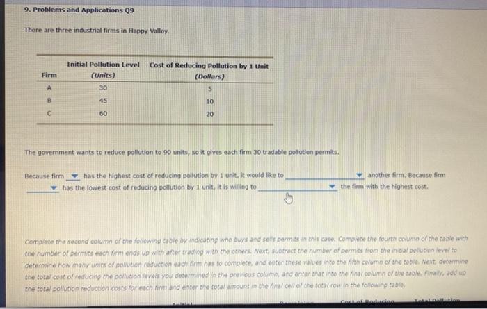Solved 9. Problems and Applications Q9 There are three | Chegg.com