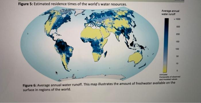 Solved Part C: Available Water Freshwater runoff, water | Chegg.com