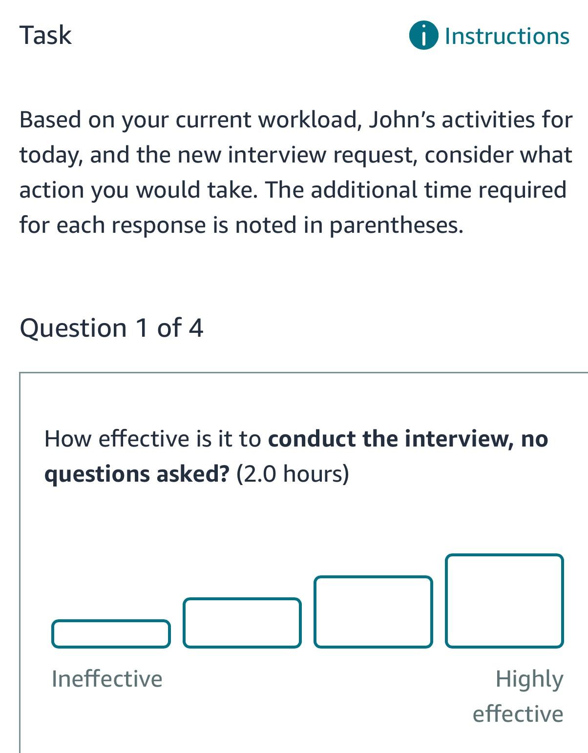 Solved Task(i) ﻿InstructionsBased on your current workload, | Chegg.com