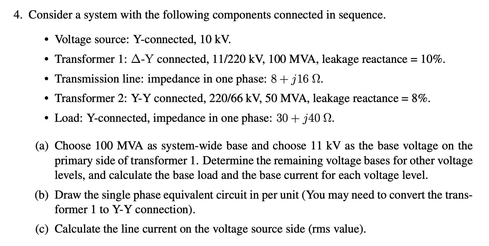 Solved Consider a system with the following components | Chegg.com