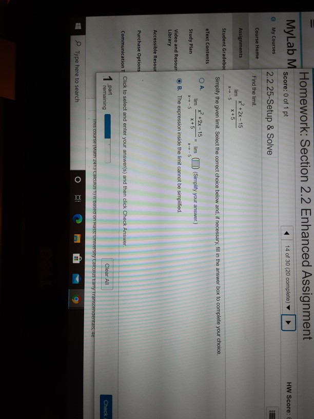 Solved Homework: Section 2.2 Enhanced Assignment MyLab M HW | Chegg.com