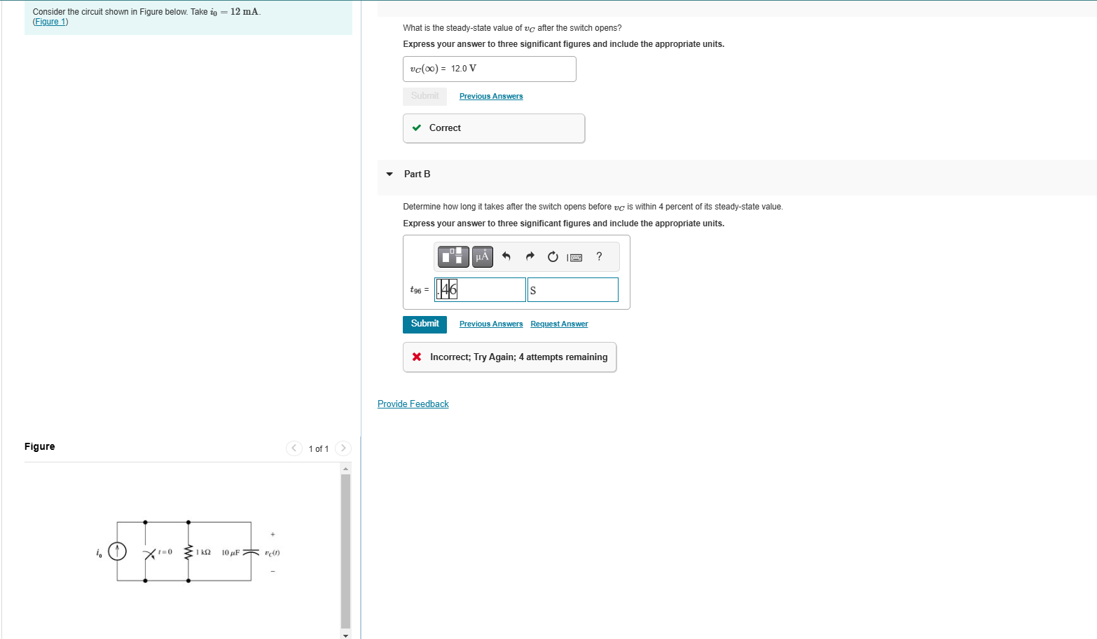 Solved Consider the circuit shown in Figure below. Take | Chegg.com