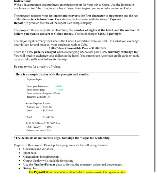 Solved Trying to get my Java program to convert to Dollars. | Chegg.com