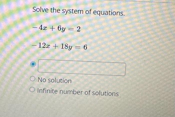Solved Solve the given linear system of equations: | Chegg.com