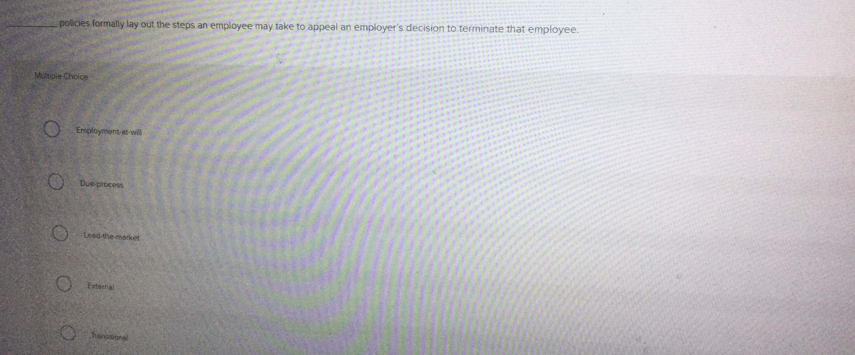Solved policies formally lay out the steps an employee may | Chegg.com