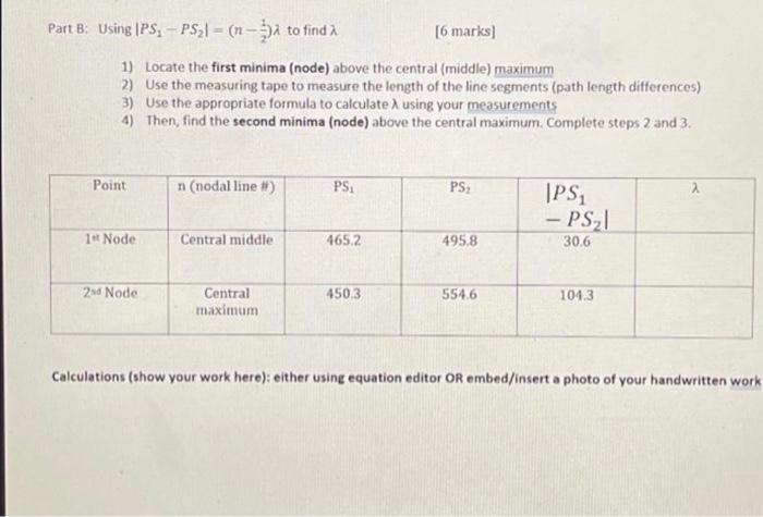 Solved Part B: Using \\( \\left|P S_{1}-P | Chegg.com