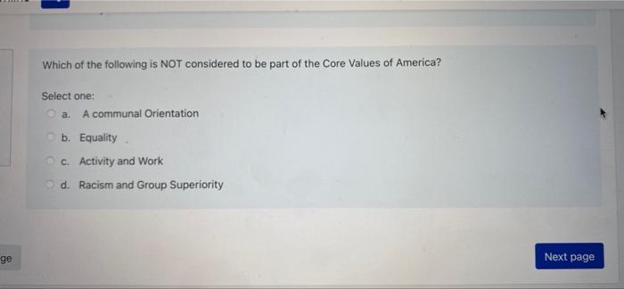 Which of the following is NOT considered to be part | Chegg.com