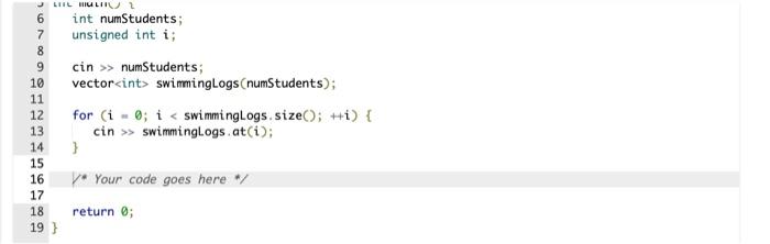 Solved Jump to level 1 numStudents is read from input as the | Chegg.com