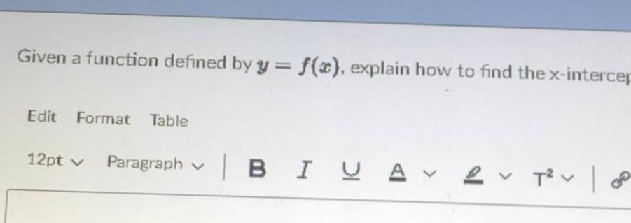 Solved Given a function defined by y=f(x), explain how to | Chegg.com