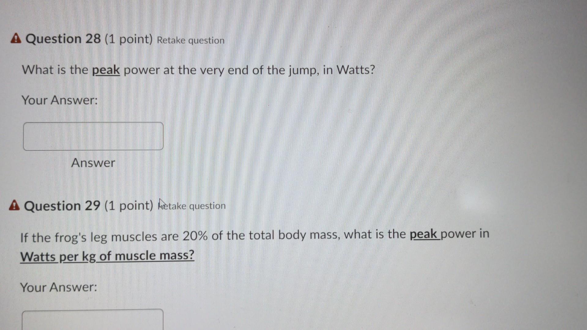 Solved A 250 gram frog applies a constant 10 Newtons force | Chegg.com