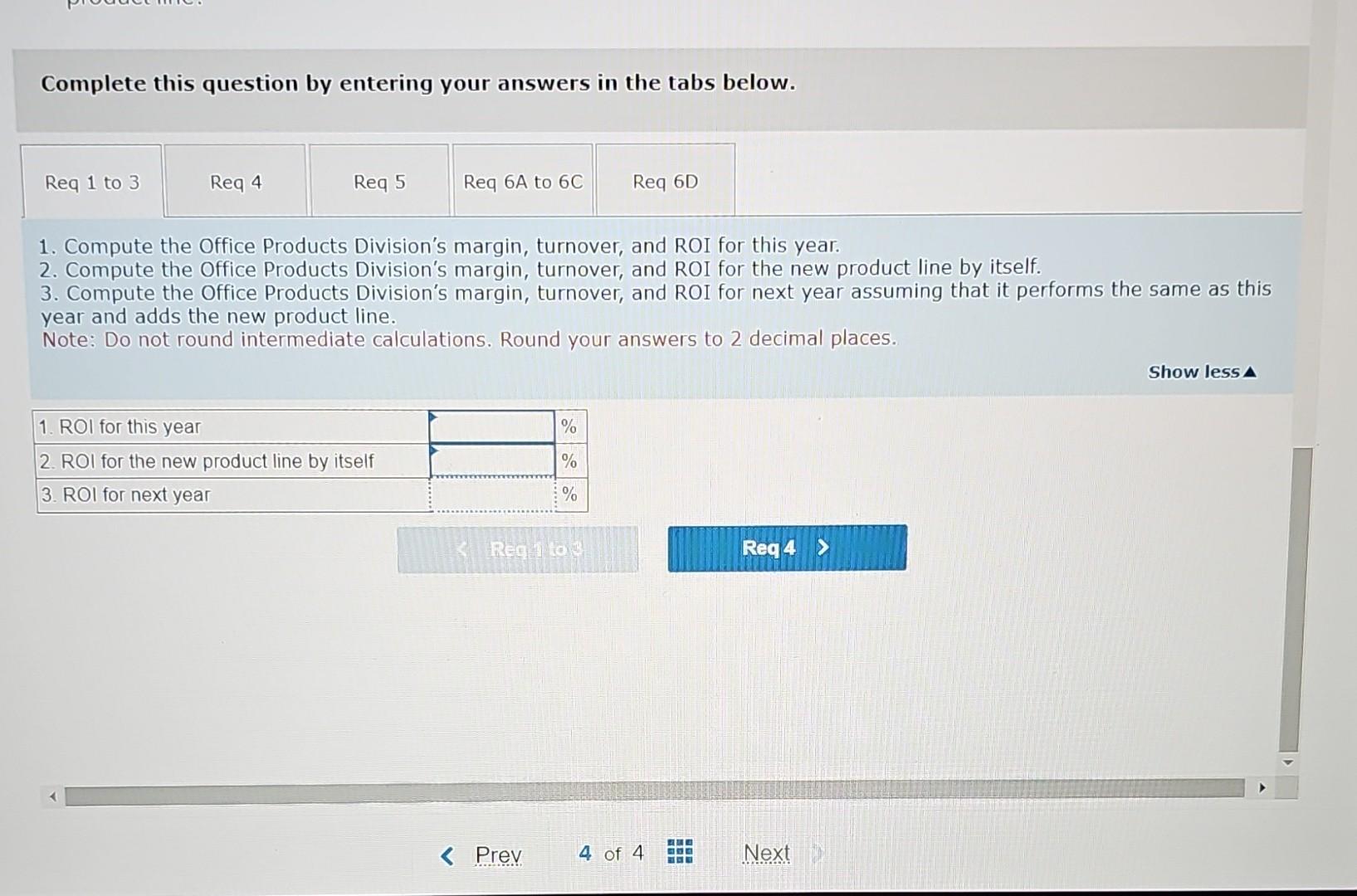 Solved Problem 11-21 (Algo) Return on Investment (ROI) and | Chegg.com