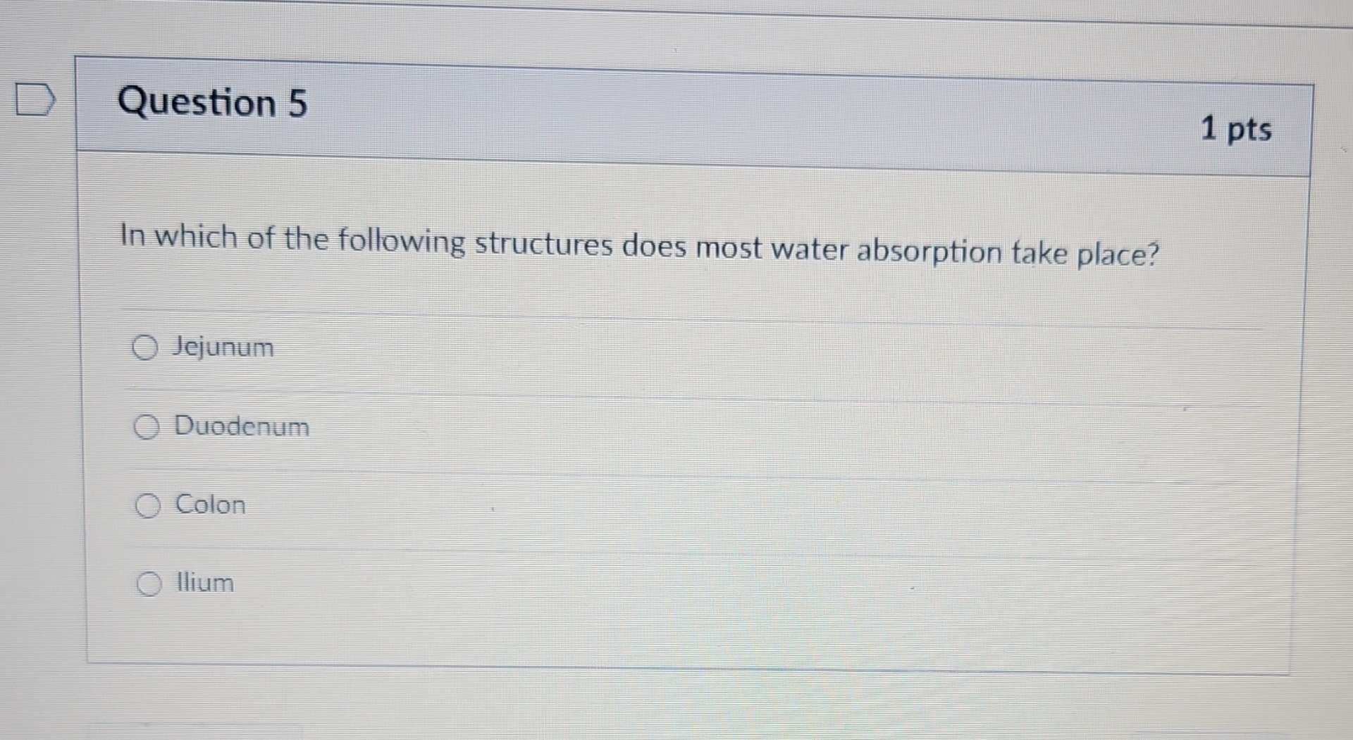 Solved Question 51 ﻿ptsIn which of the following structures | Chegg.com