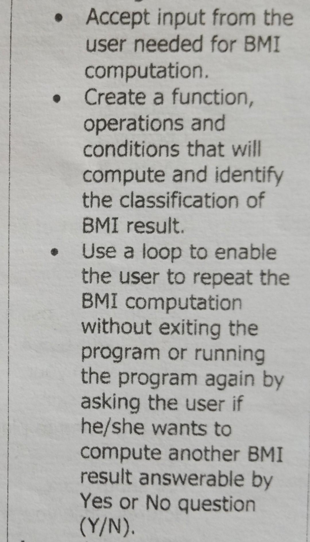Solved Create a program using counter controlled loop | Chegg.com