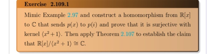 Solved Exercise 2.109.1 Mimic Example 2.97 and construct a | Chegg.com