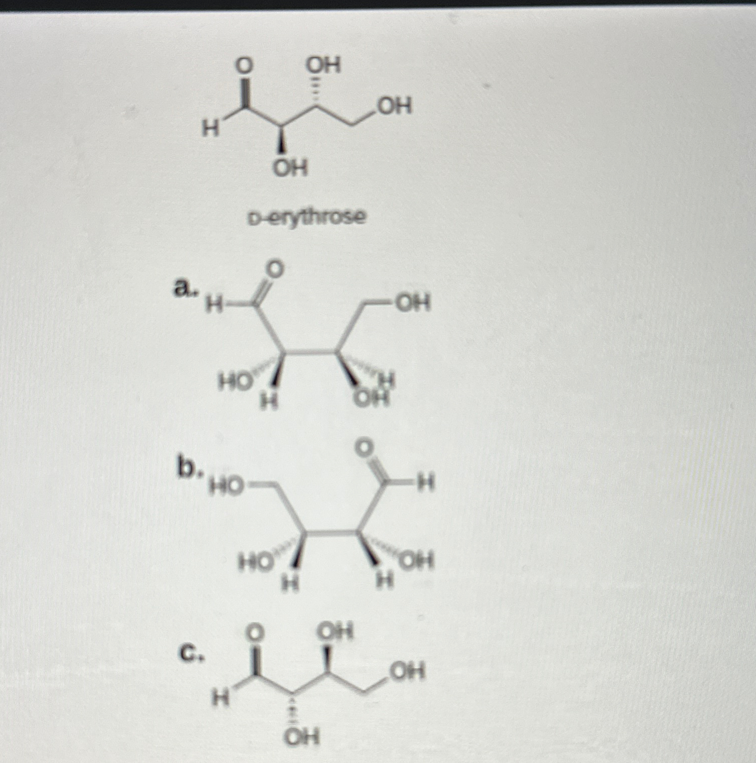 Solved how is each compound related to the simple sugar | Chegg.com
