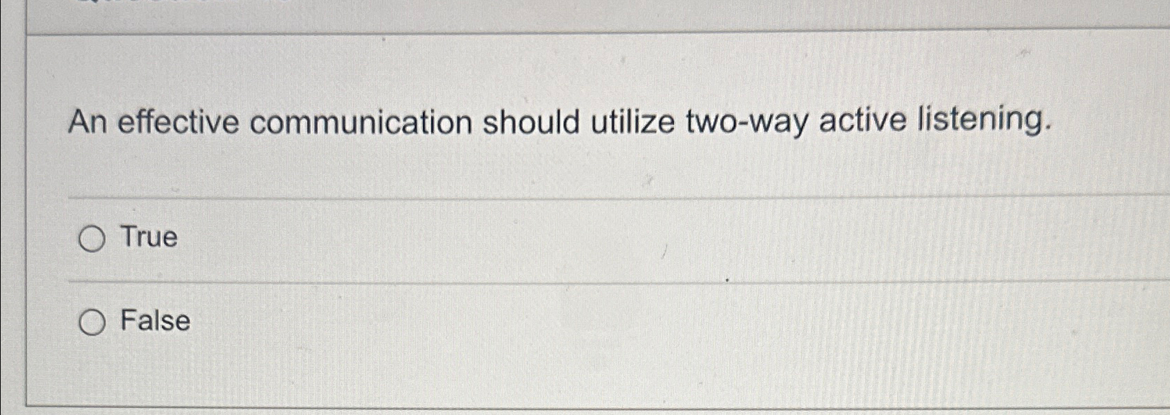 Solved An effective communication should utilize two-way | Chegg.com