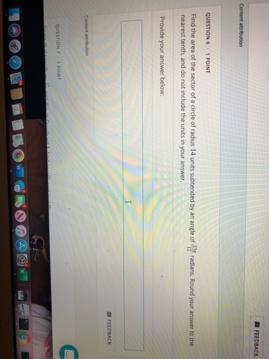 Solved FEEDBACK Content attribution QUESTION 6.1 POINT Find | Chegg.com