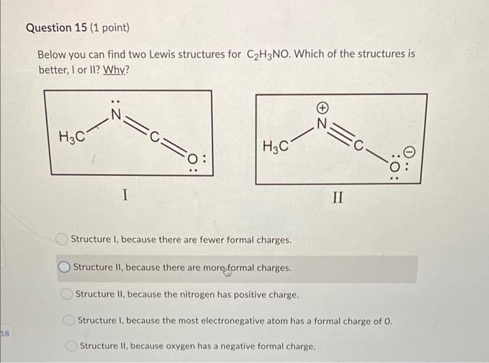 [Solved]: Below you can find two Lewis structures for ( m