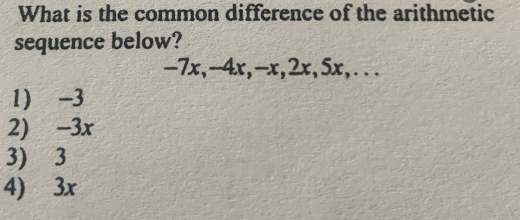 Solved What is the common difference of the arithmetic | Chegg.com