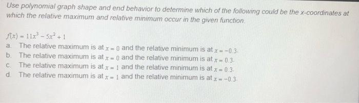 Solved For the given function, determine consecutive values | Chegg.com