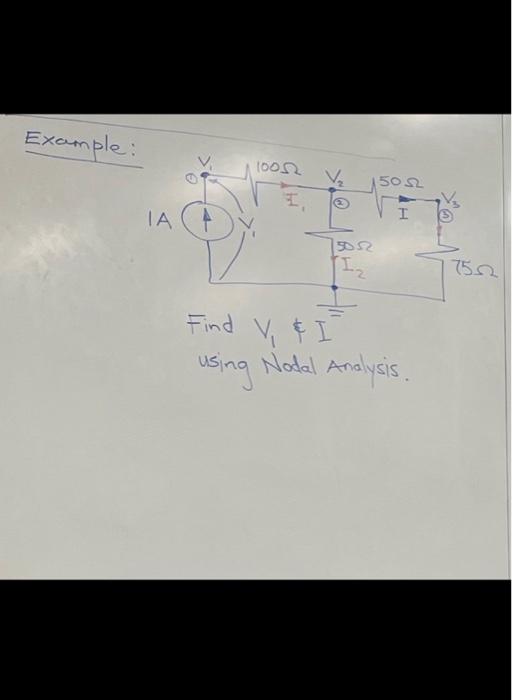Solved Example using Nodal Analysis. | Chegg.com