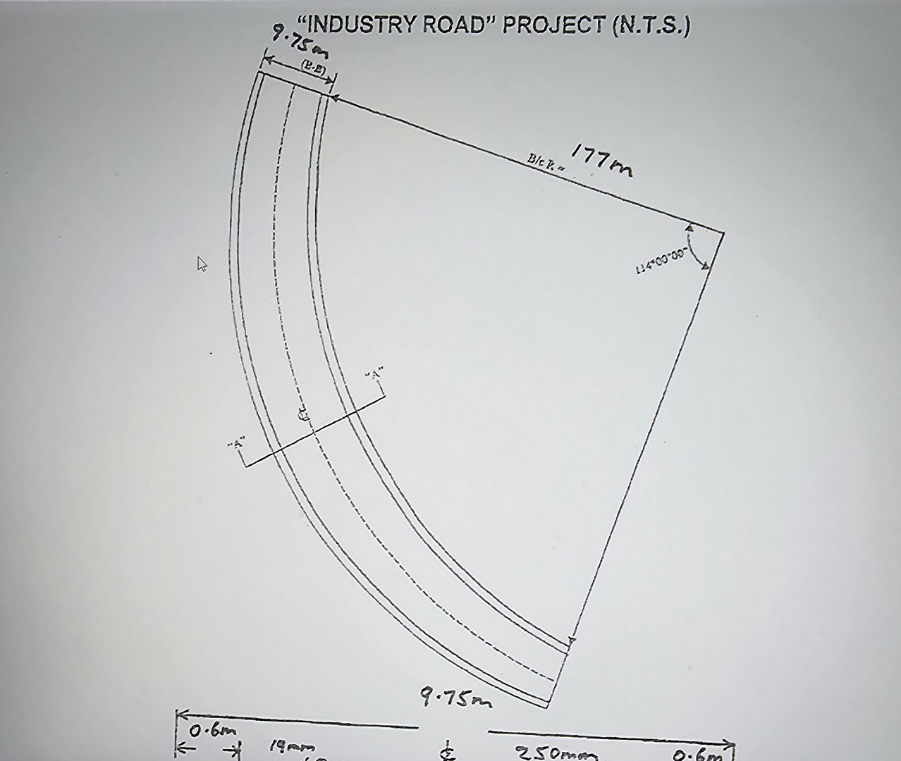 "INDUSTRY ROAD" PROJECT (N.T.S.)9-75onBle | Chegg.com