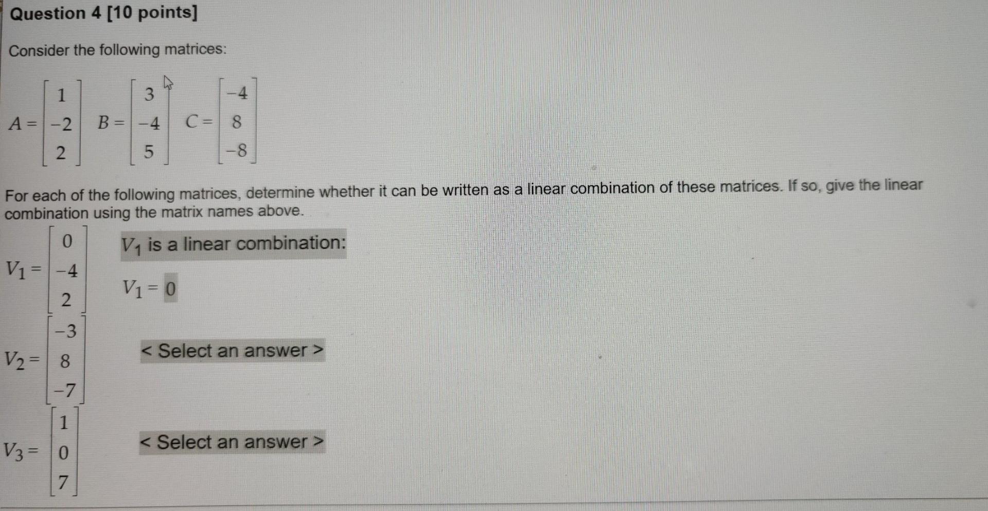 Solved Question 4 [10 points] Consider the following | Chegg.com