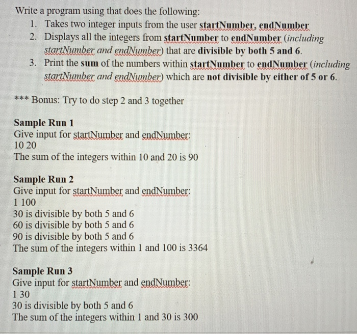 Solved Write a program using that does the following: 1. | Chegg.com