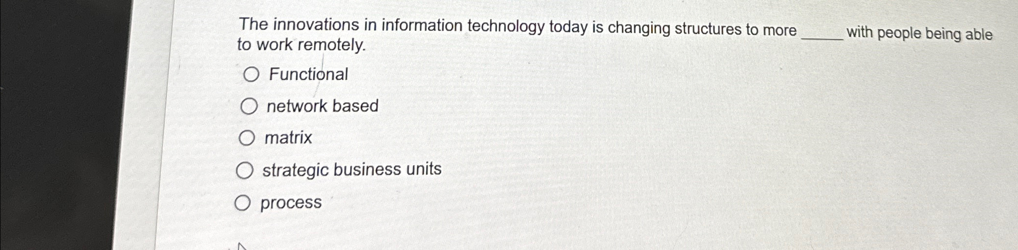 Solved The innovations in information technology today is | Chegg.com