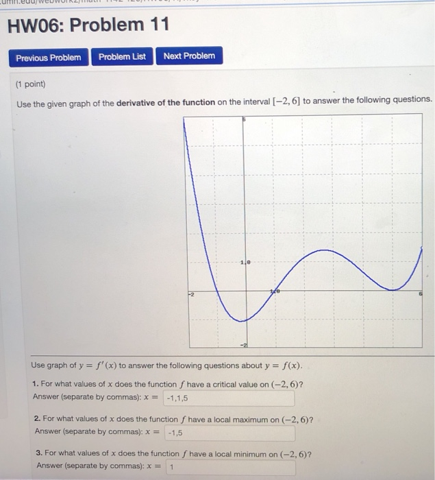 Solved HW06: Problem 1 Previous Problem Problem List Next | Chegg.com