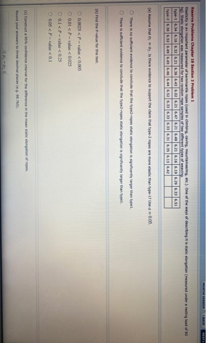 Solved PRINTER VERSION 4 Аон NE Reserve Problems Chapter 10 | Chegg.com